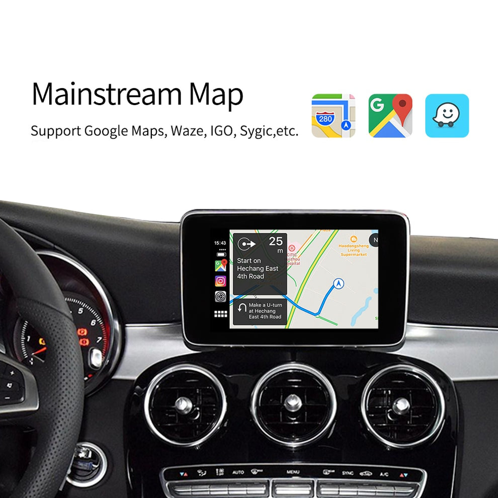 Wireless Apple Carplay Module for Mercedes Benz A B C E CLS GLE GLA G ...
